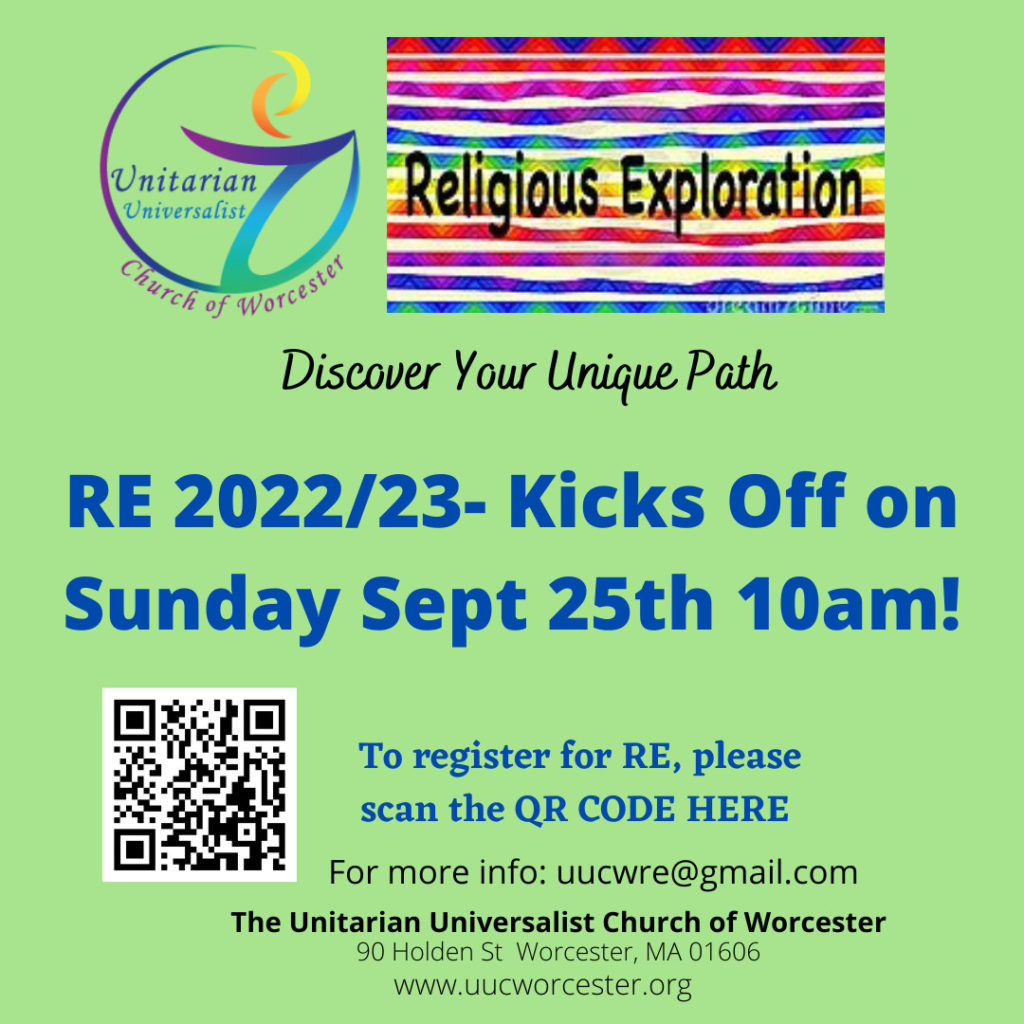 Join us this Fall for Religious Exploration! - Unitarian Universalist ...