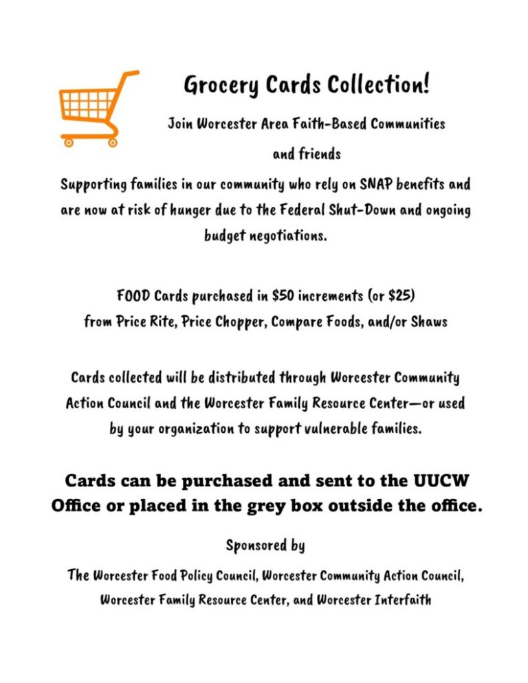 Food Card Drive – Meeting Community Needs During the Holiday Season ...