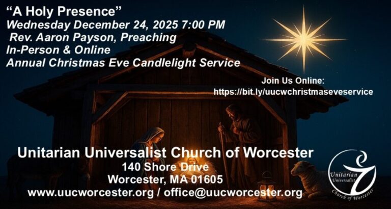 A Holy Presence -Annual Christmas Eve Candlelight Service - Unitarian ...
