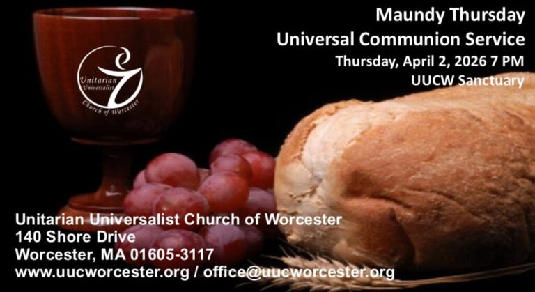 Maundy Thursday Universal Communion Service - Unitarian Universalist ...